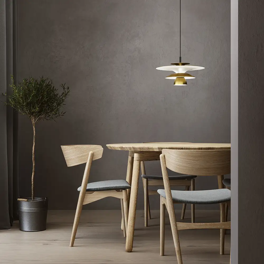 Belid Picasso pendel 380 mm Antikmässing | Köp din belysning från Hulténs