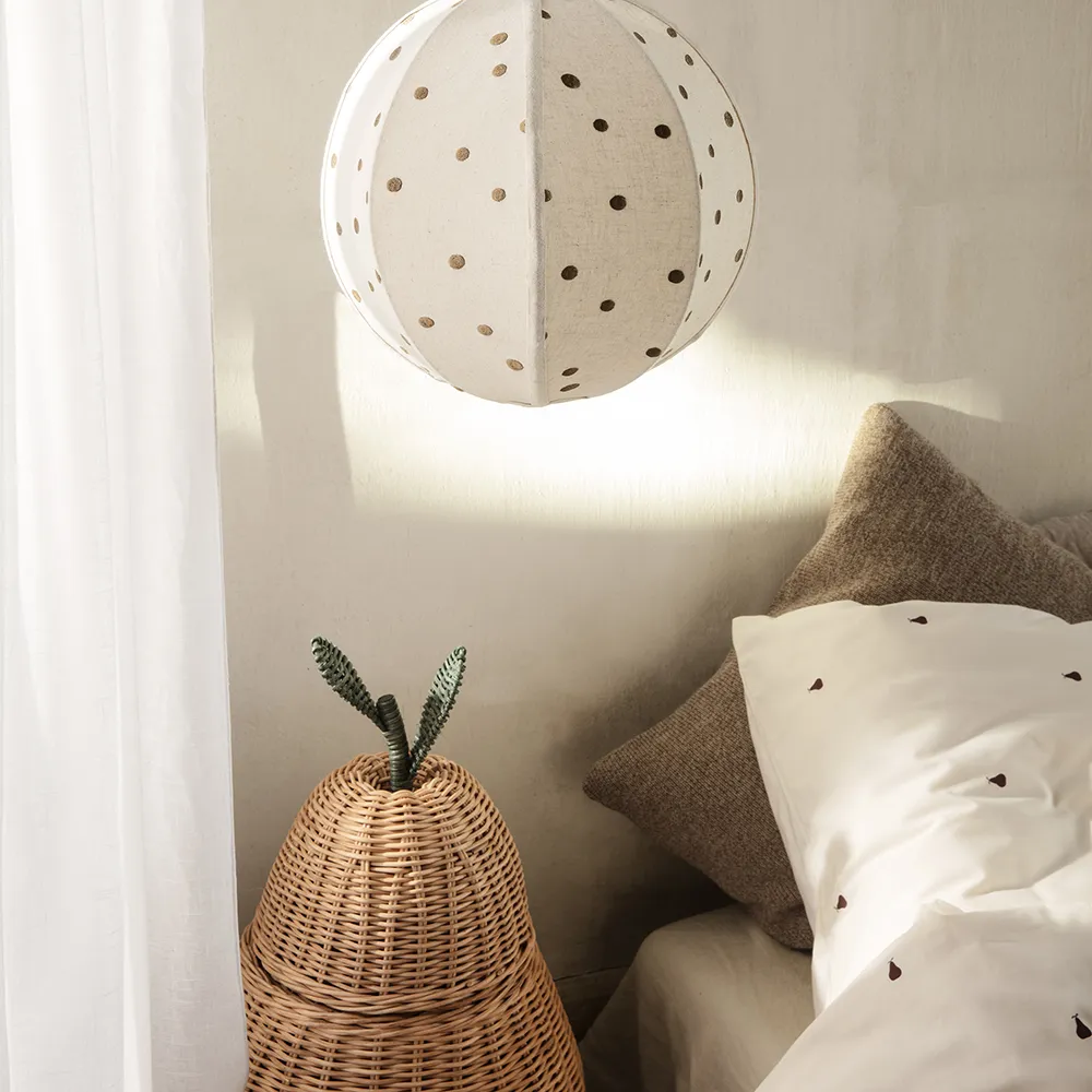 Ferm Living Pear flätad förvaringskorg stor | Köp från Hulténs