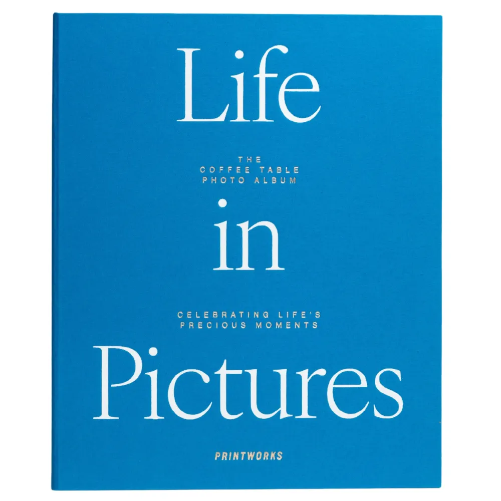 Printworks Fotoalbum - Life in Pictures, Blue | Köp från Hulténs